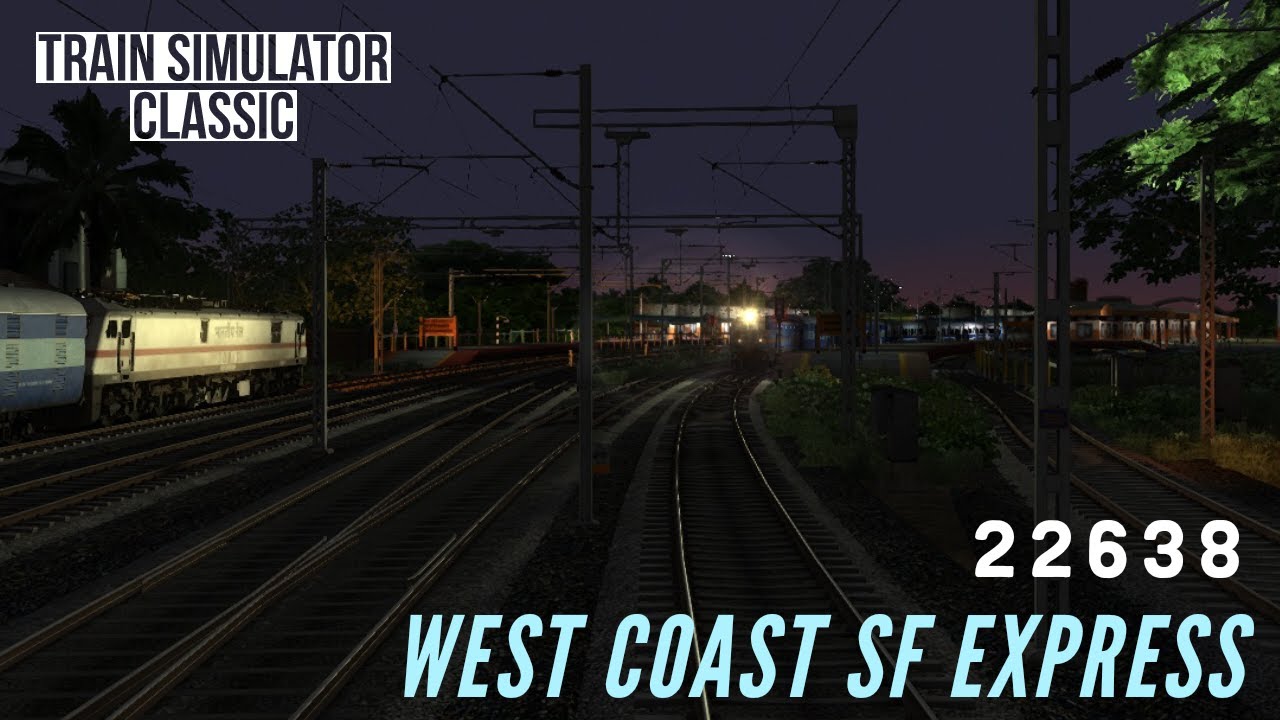 22638 West Coast SF Express | Part 1 | Kerala V1 CLT To ERS | Train ...