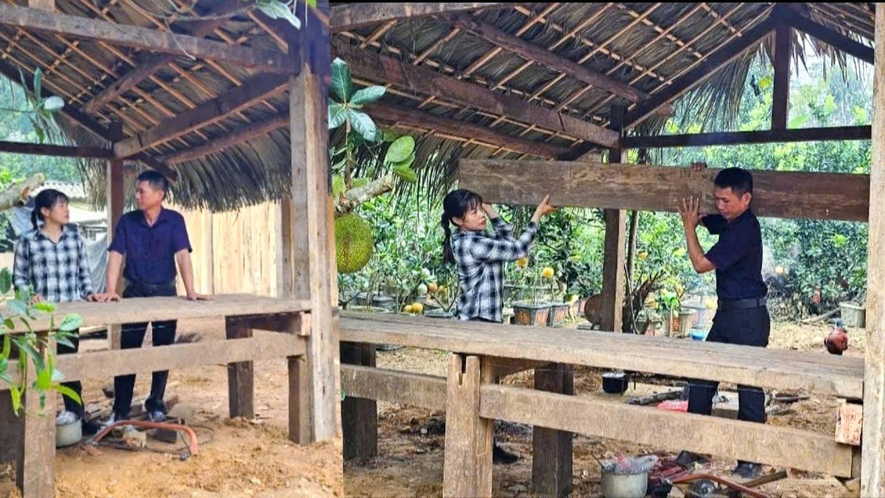 There are many things to do but Mr. Phuong and Vang Ly prioritize perfect the kitchen - YouTube