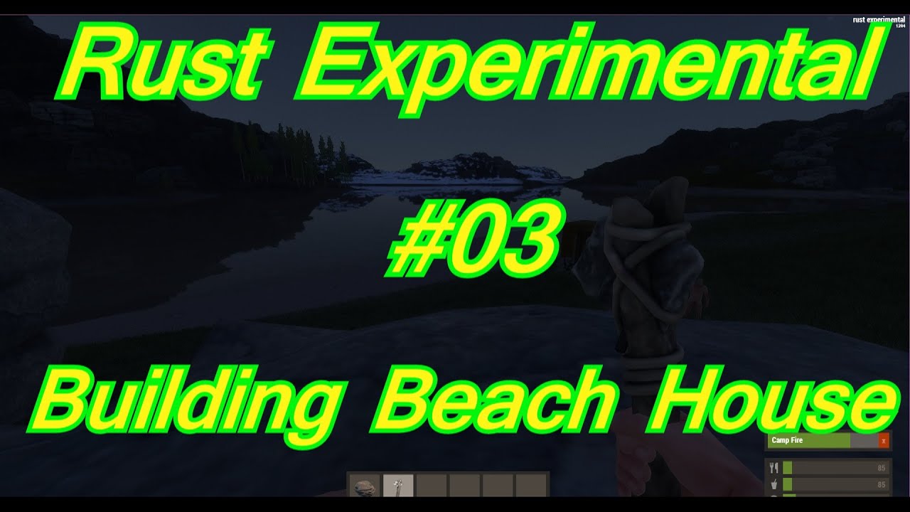bob PLAY'S Rust Experimental #03 Building My Beach House - YouTube