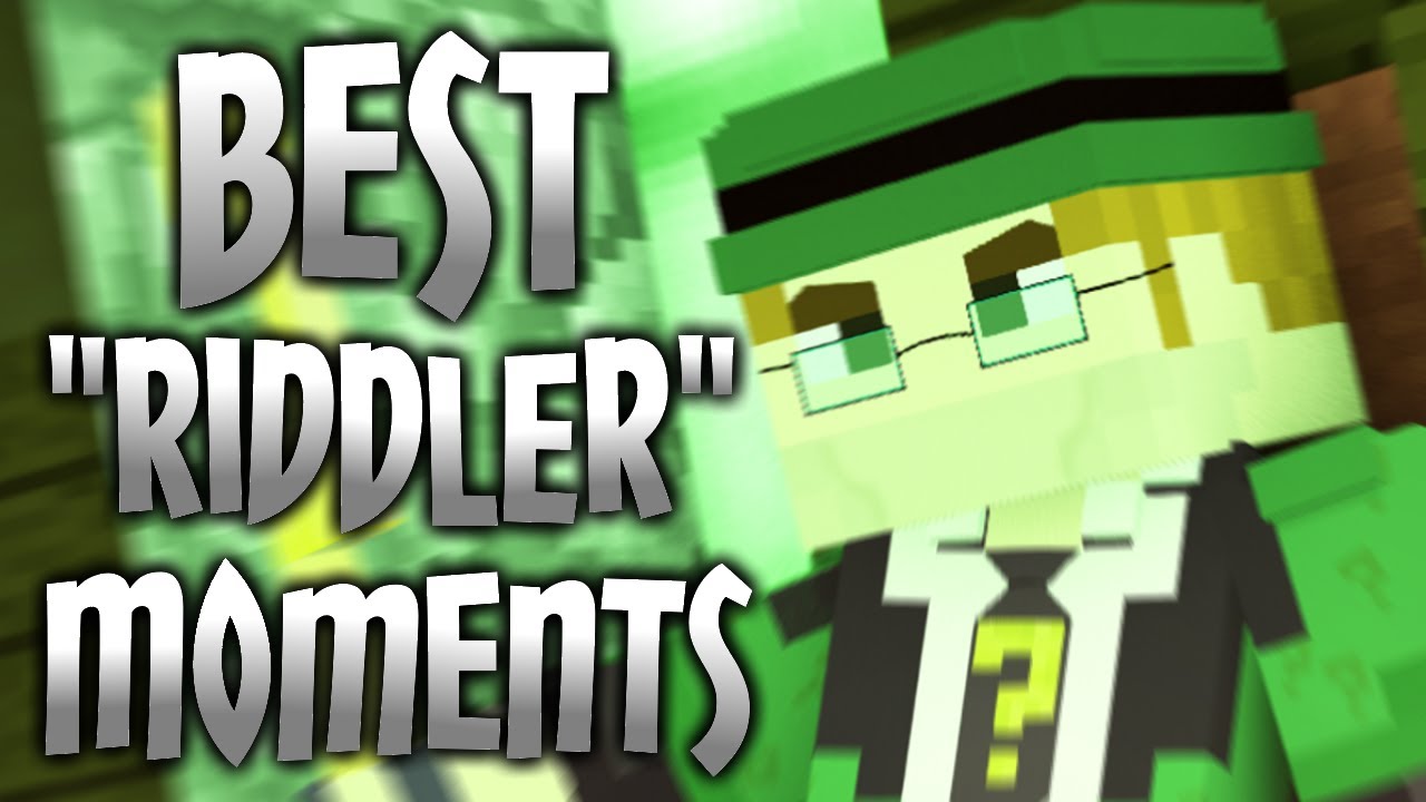 Top 10 BEST "Riddler" Moments In Red & Blue's DCMU | (Minecraft TV ...