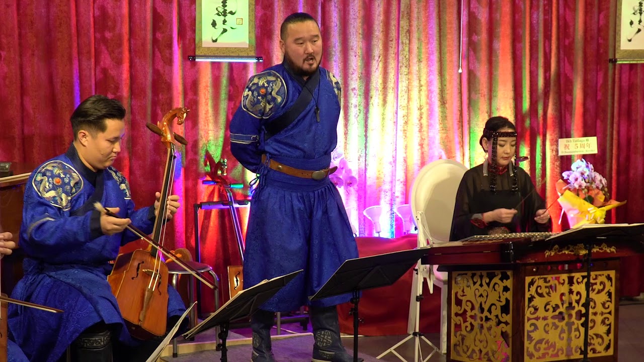 Two Mongolian folk songs . Throat singing. Ikh Tatlaga. - YouTube