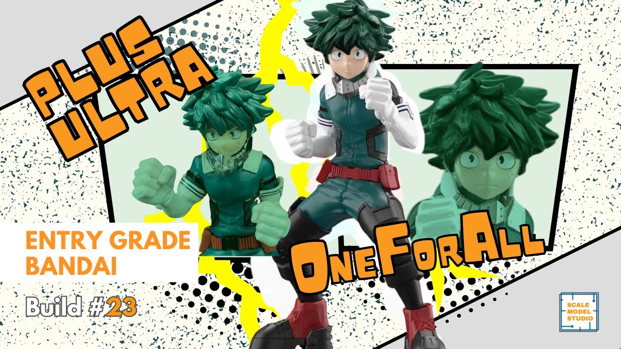 How to Build Midoriya "DEKU" My Hero Academia Bandai Figure Entry Grade ...