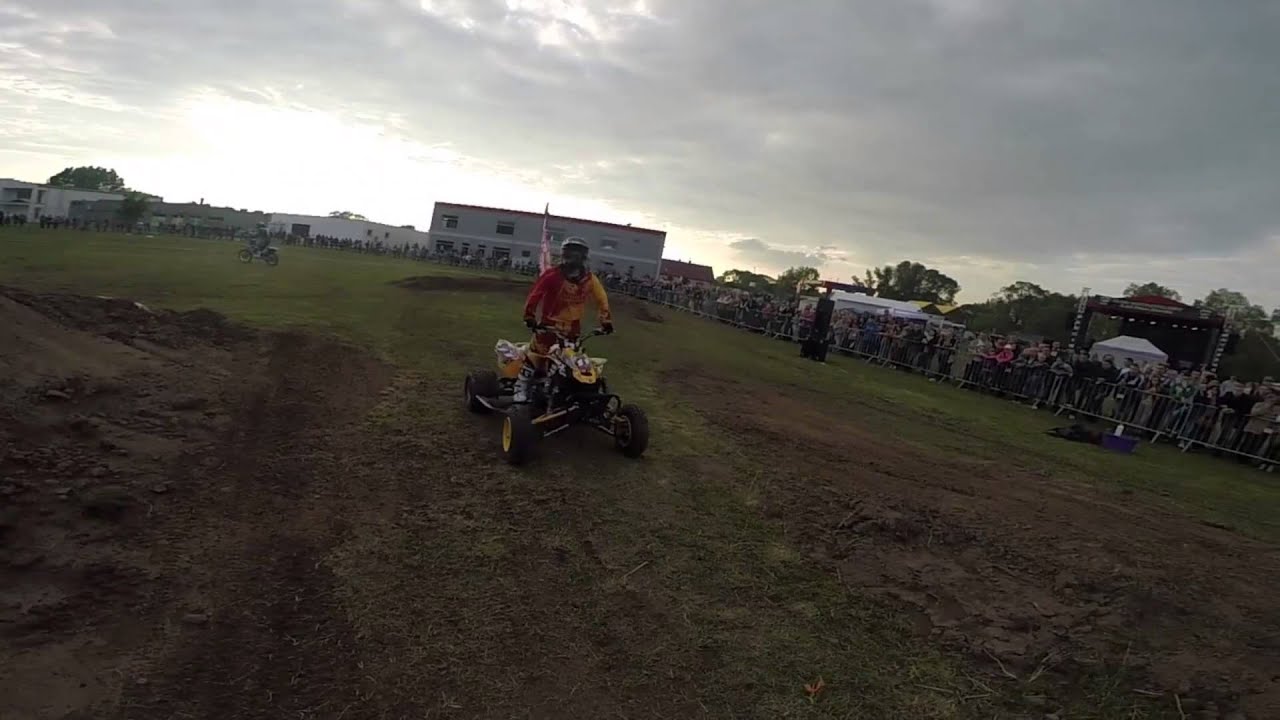 Quad freestyle and fmx show in barcin - YouTube
