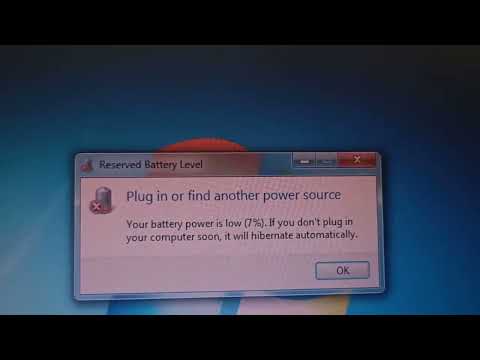 Windows 7 Low Battery and Critical Battery sound - YouTube