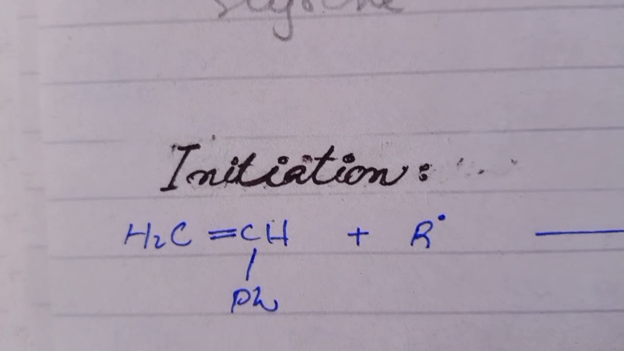 Polystyrene|Synthesis|Mechanism|PolymerChemistry - YouTube