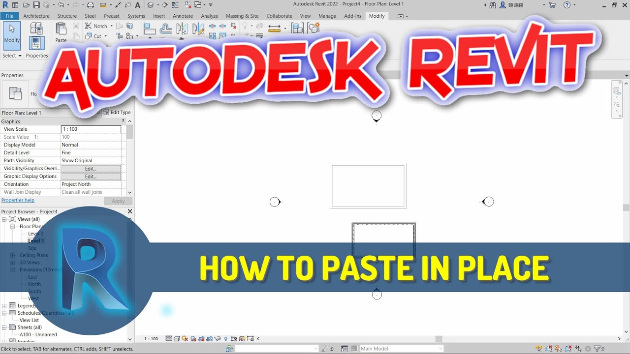 Revit How To Paste In Place Tutorial YouTube revit-how-to-paste-in-place-tutorial-youtube