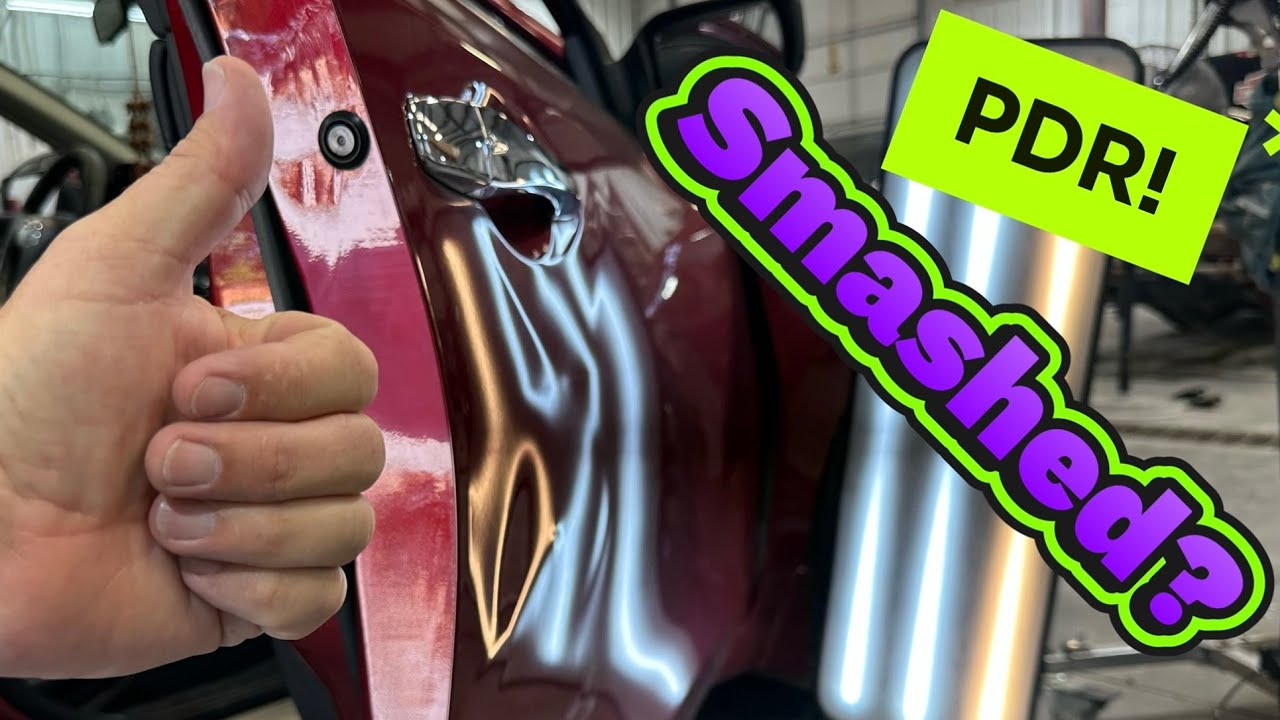 PDR On Crushed Doors And Buying Hail Damaged Subaru WRX - YouTube