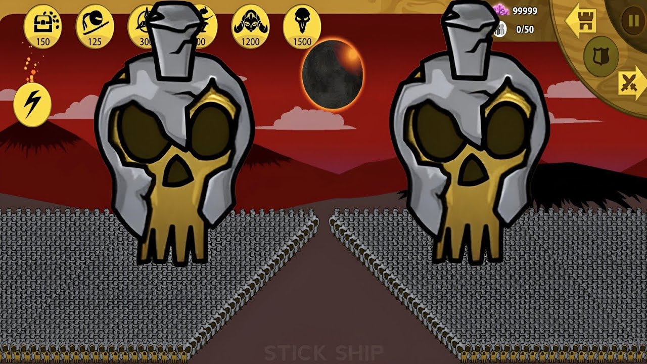 Giant Stone Giant vs Giant Stone Giant - Massive Army Battle | Stick ...
