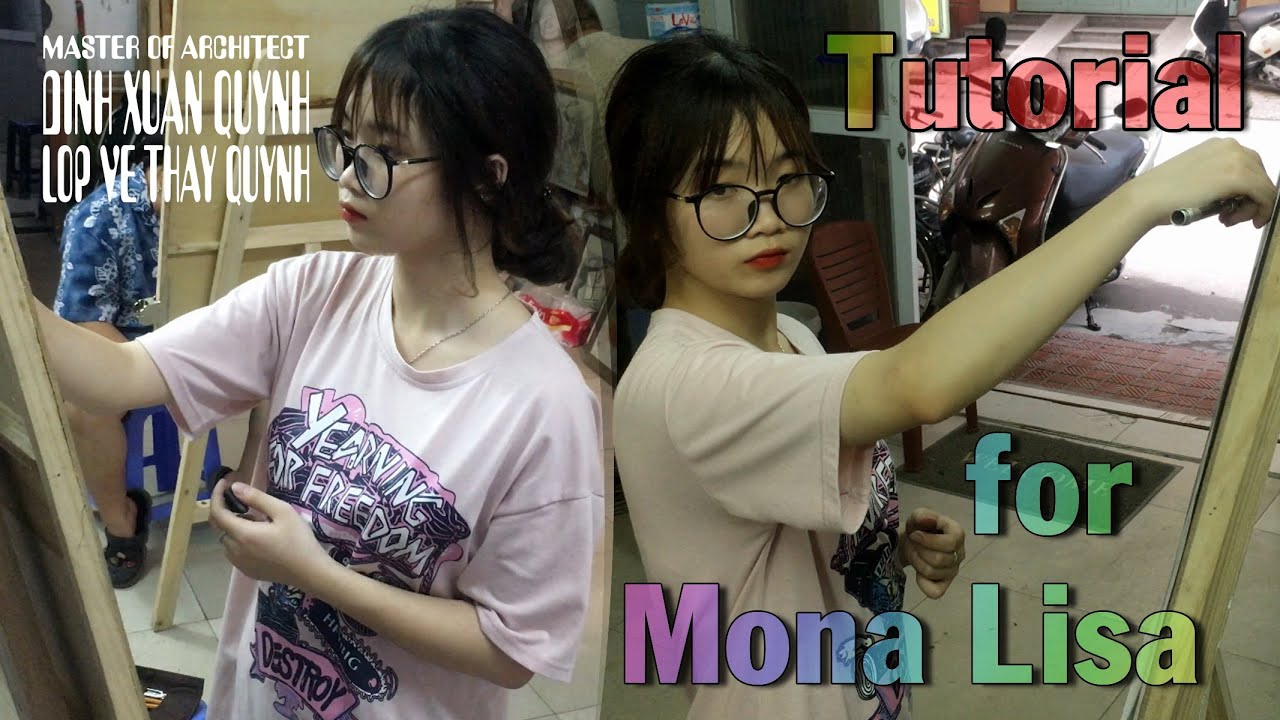 Drawing Tutorial for Mona Lisa - YouTube