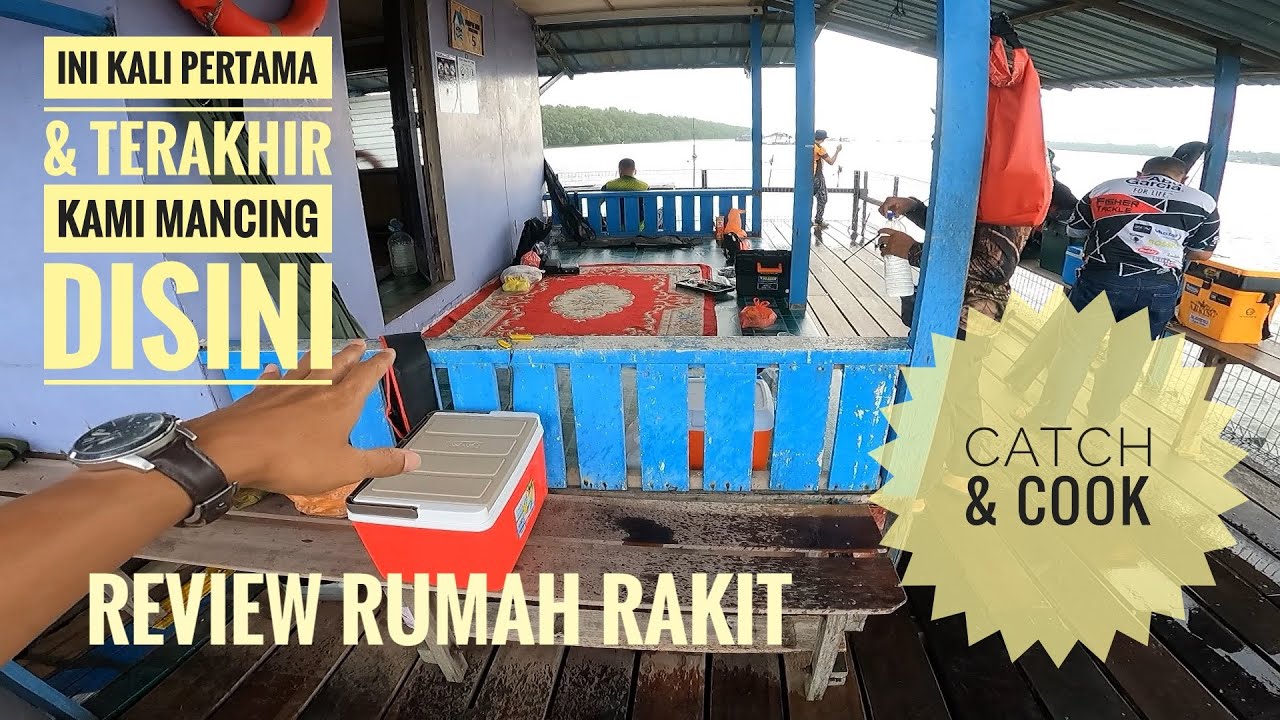 Mancing Dan Masak, penat mancing di kelong ini.. - YouTube