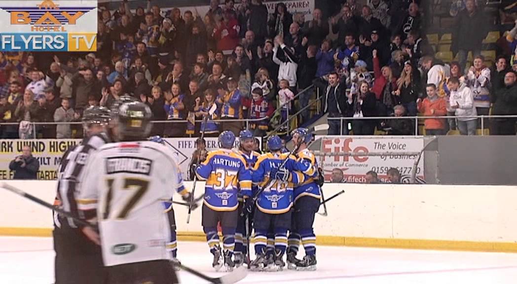 FIFE ICE ARENA ERUPTS AS CHAUMONT SCORES EMPTY NETTER - YouTube