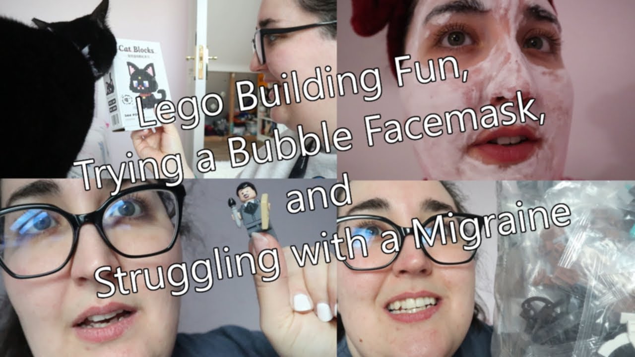 Lego Building Fun, Trying a Bubble Facemask, and Struggling with a ...