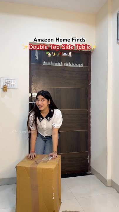 Best Amazon Home Finds Under budget😱🏡Double top side table for multiple use#amazonfinds # ...