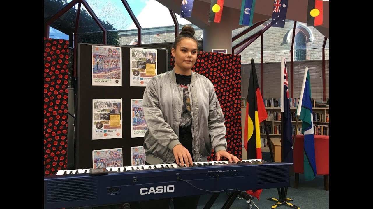 IGS Head Girl Mi-kaisha Masella performing during NAIDOC Week - YouTube