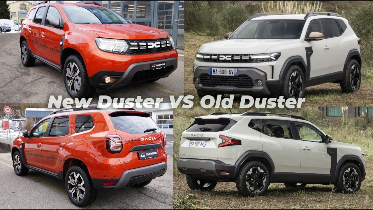 New Dacia Duster 2024 VS Old Dacia Duster 2023 - YouTube