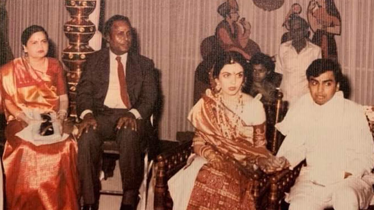 40 Years Old Video Of Mukesh Ambani & Nita Ambani Marriage Unseen Video ...