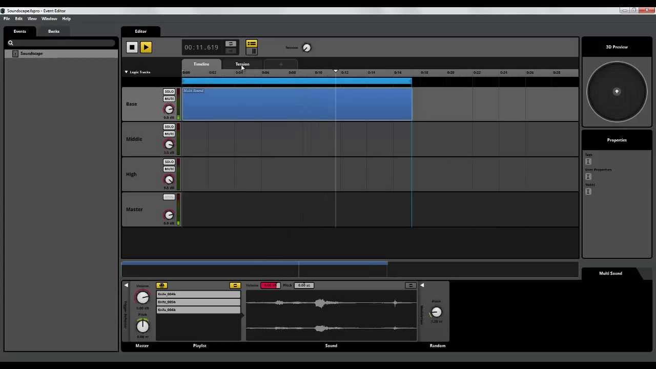 Fmod Studio project: Soundscape 01 - YouTube
