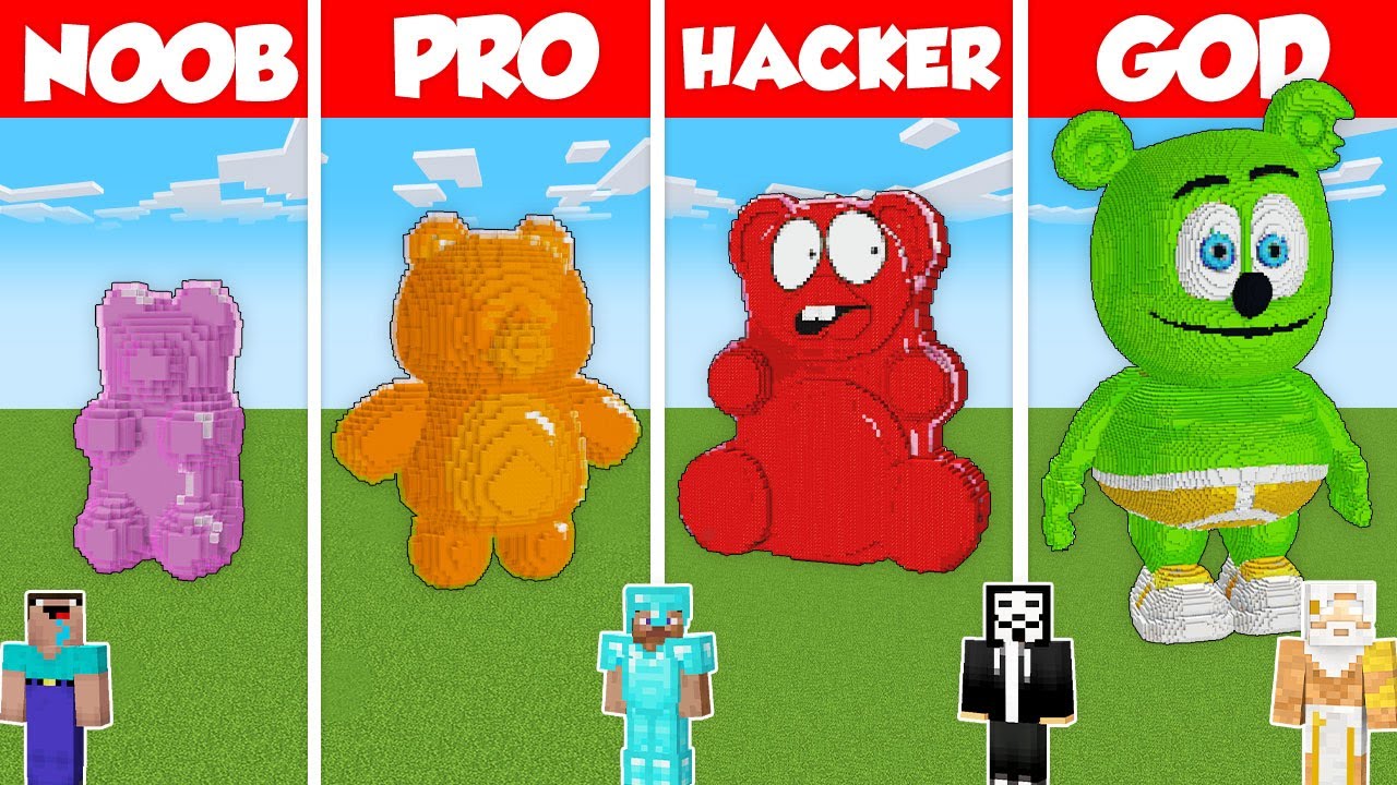 Gummy Bear Minecraft Builds Gummy Bear Minecraft Skin