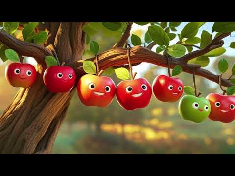 🍏🌳 Ten Little Apples Hanging in the Tree! 🎶🍂 A Fun Counting Song for ...