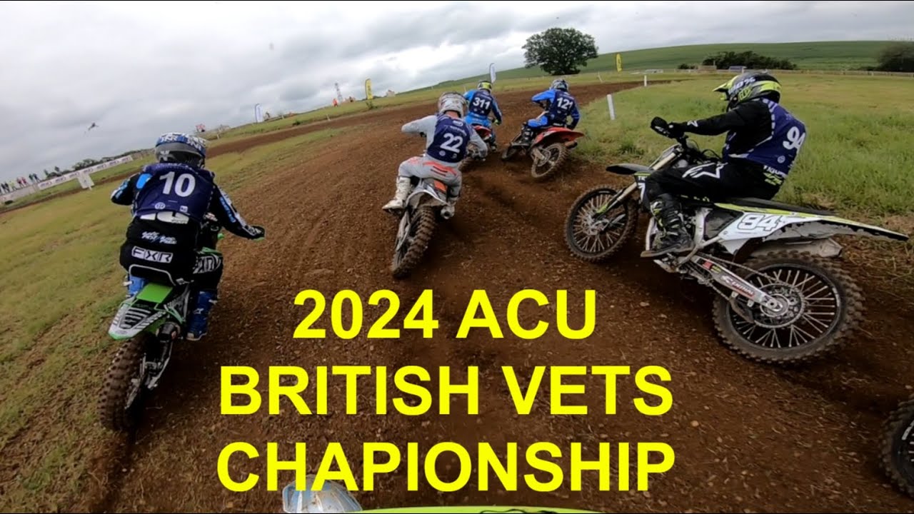 Toddington Mx track. 2024 ACU British Vet Championship. Over 50's race ...