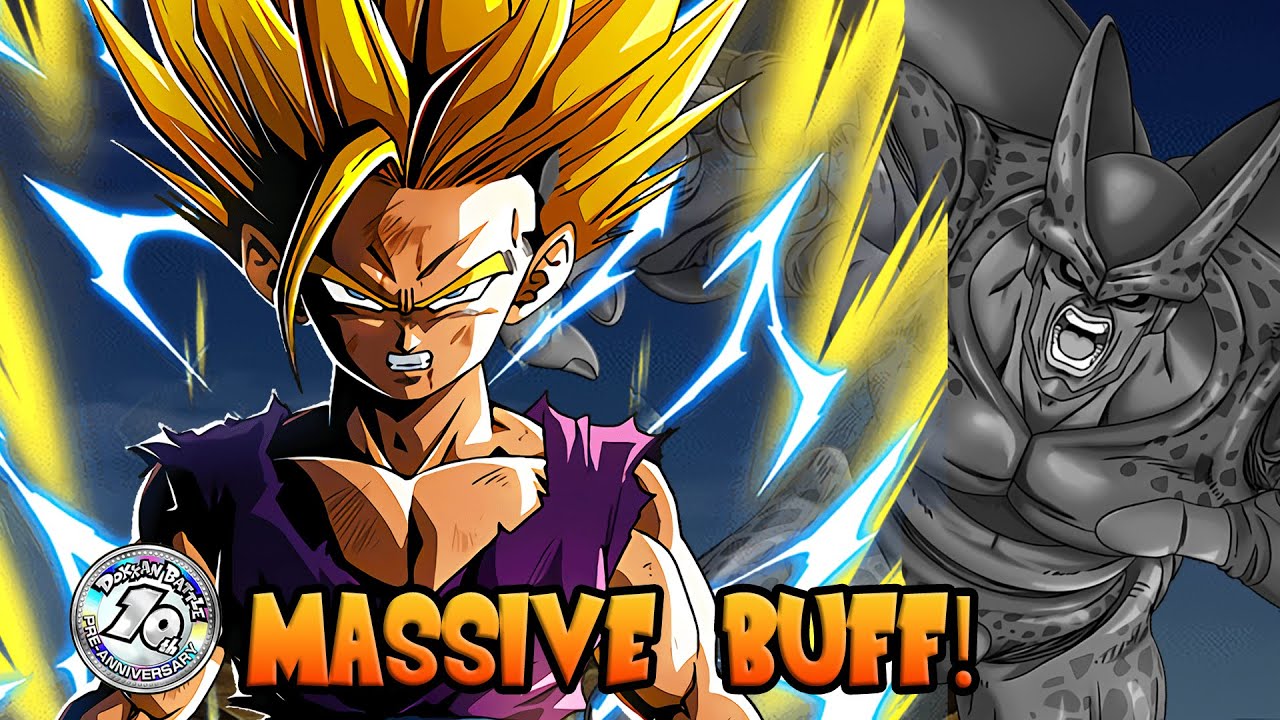 MASSIVE BUFF! 10TH ANNIVERSARY BUFF! EZA LR AGL SUPER SAIYAN 2 GOHAN ...