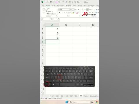Add Sequence Of Number Without Using Mouse - Excel Tips and Tricks - YouTube