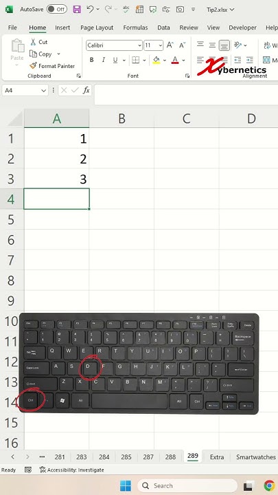 Add Sequence Of Number Without Using Mouse - Excel Tips and Tricks - YouTube
