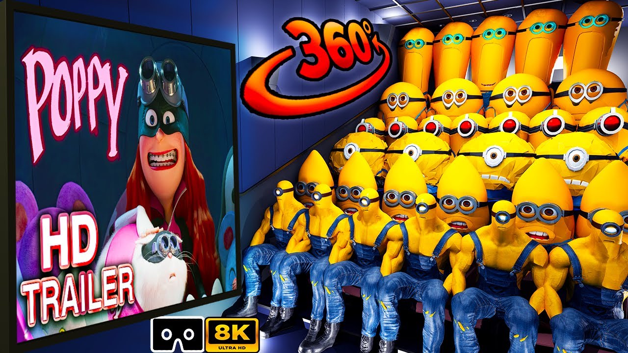 Despicable Me 4 360° | Poppy Prescott Movie Trailer | CINEMA HALL | 4K ...