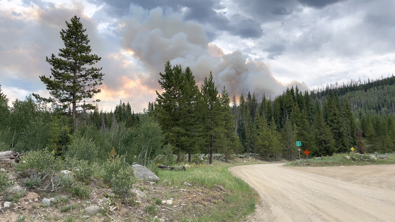 Morgan Creek Fire in North Routt County - YouTube