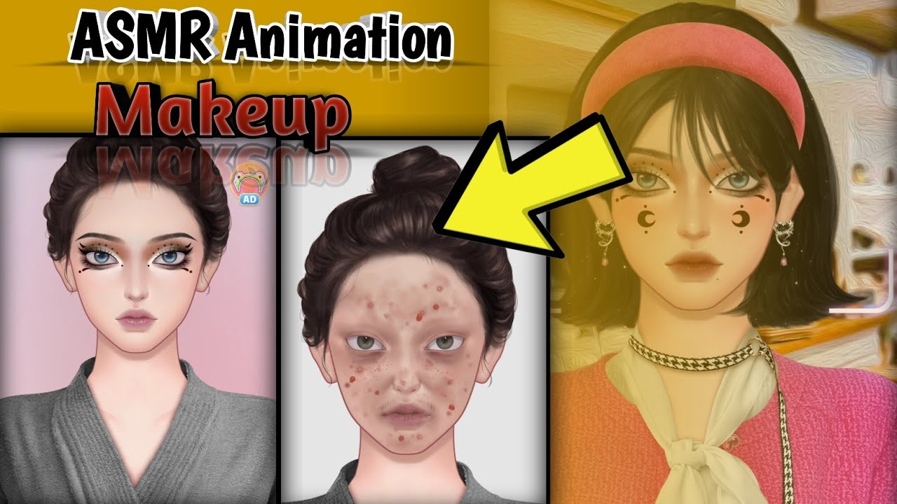 Homeless Makeup Transformation: ASMR Stop Motion Animation - YouTube