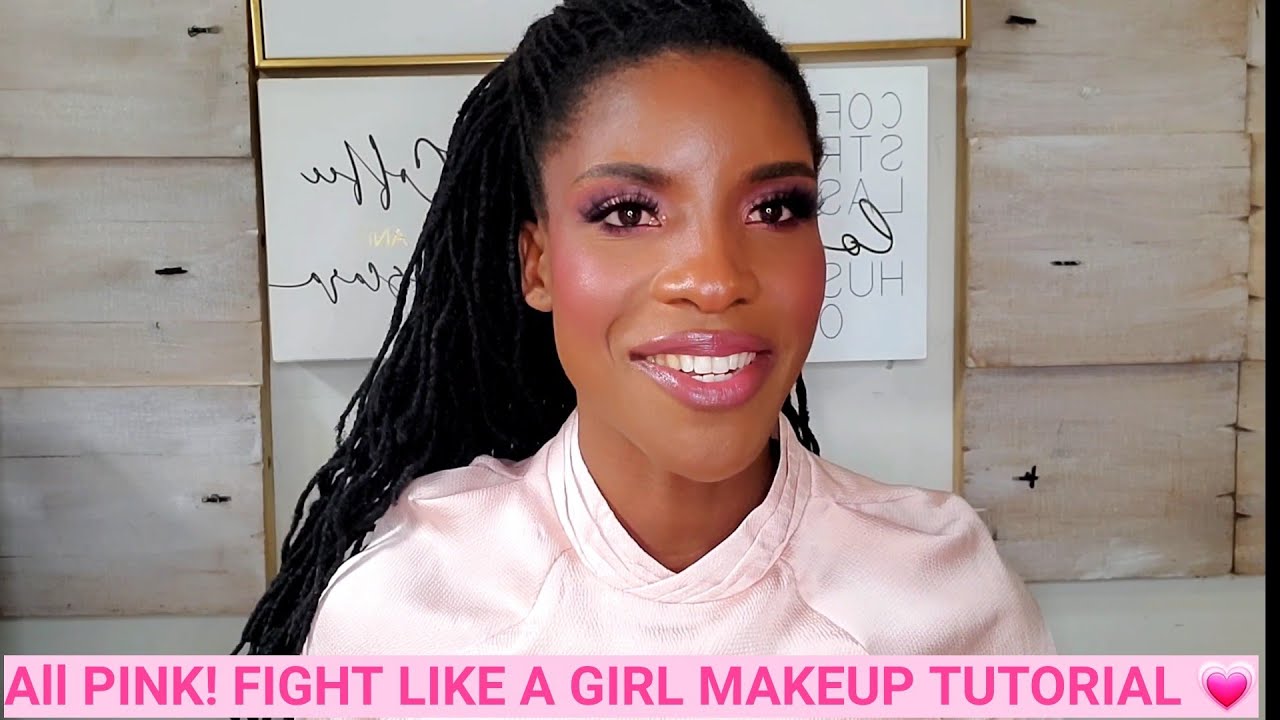 BREAST CANCER AWARENESS PINK MAKEUP TUTORIAL 2021 | PRETTY IN PINK ...