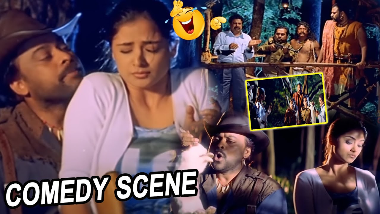 Chiranjeevi And Simran Ultimate Comedy Scenes || Mrugaraju Movie Scenes ...