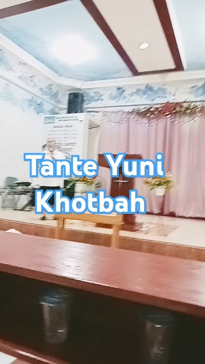 Tante Yuni Khotbah - YouTube