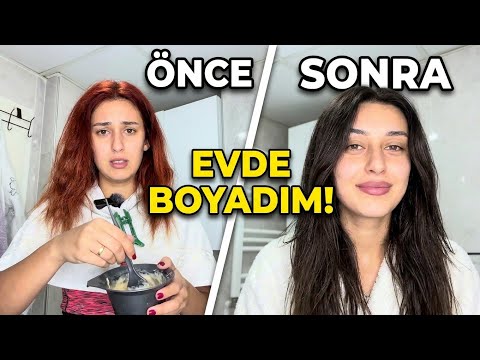 Ben yine saç boyadımmmm🙈😳