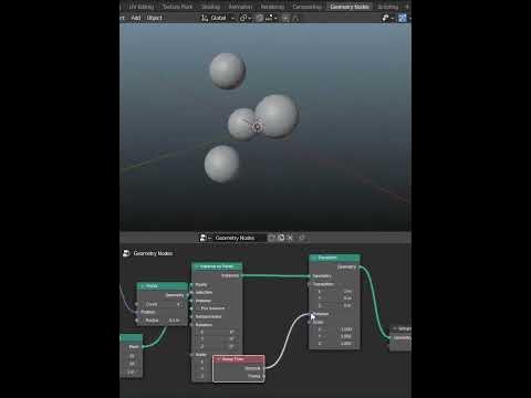 blender noises textures with geo node #shorts - YouTube