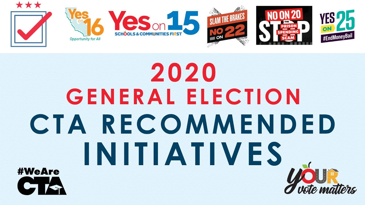 CTA Recommended Initiatives | Election 2020 - YouTube