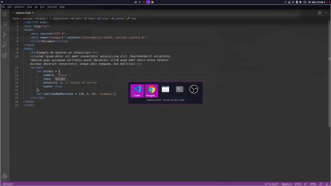 Vectores / Arrays y objetos en Javascript + Manejo del DOM - YouTube