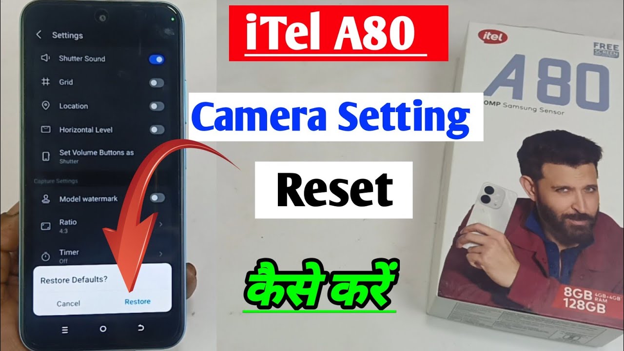 itel a80 camera problem setting / itel a80 camera gadbad setting /how ...