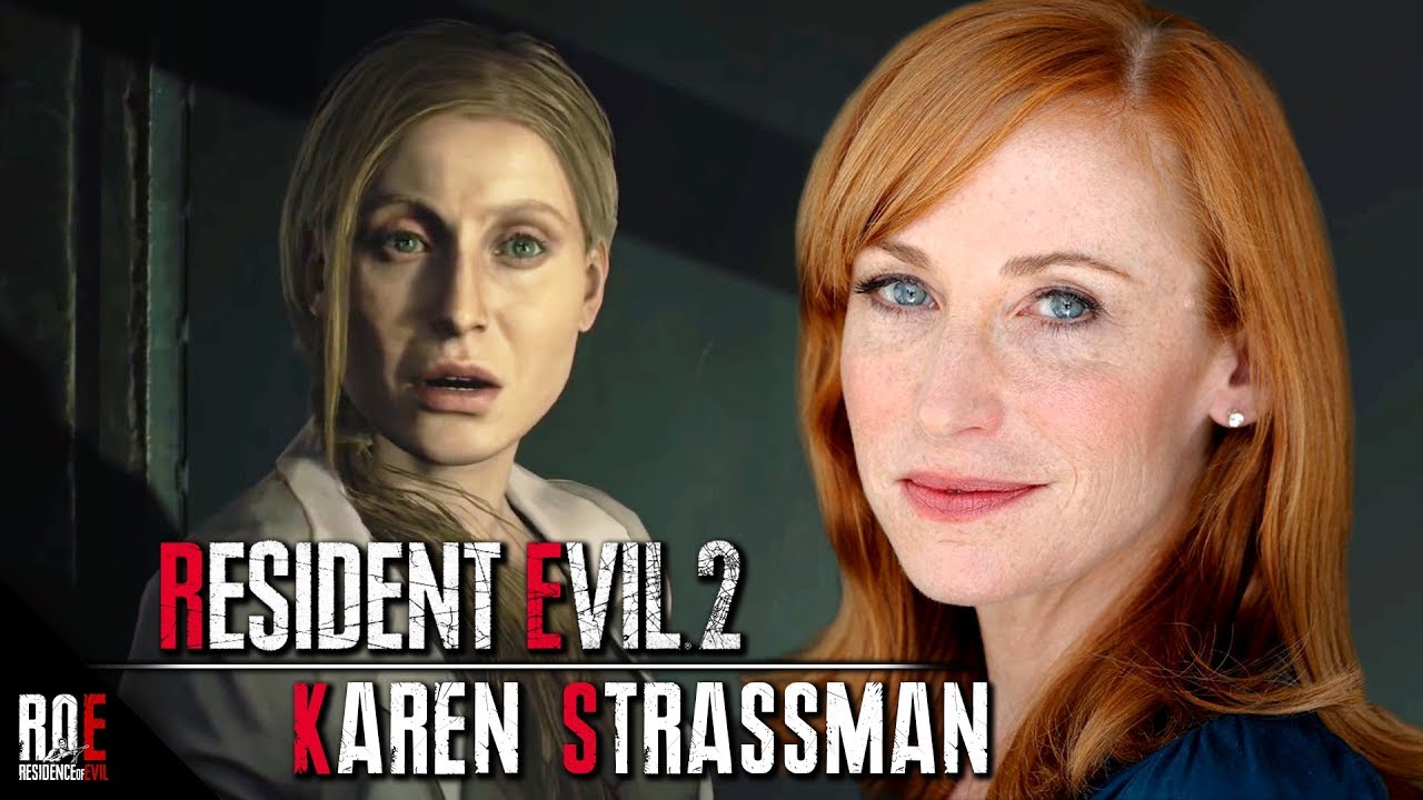 RESIDENT EVIL 2: REMAKE || INTERVIEW w/ ANNETTE BIRKIN Actor Karen ...