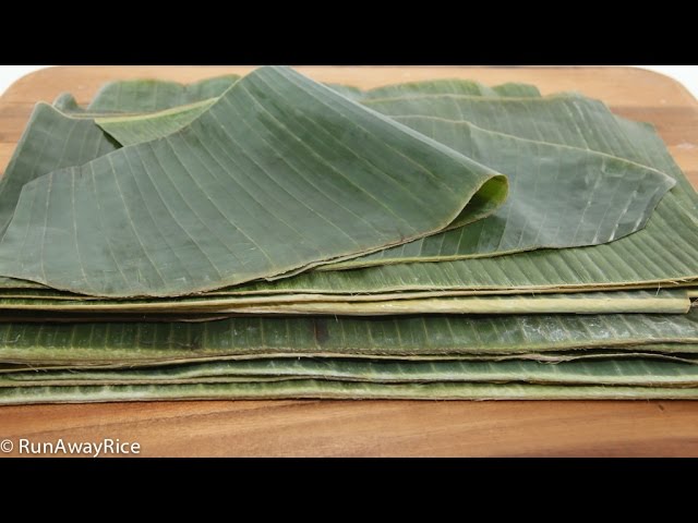 Chicken Tamales In Banana Leaves