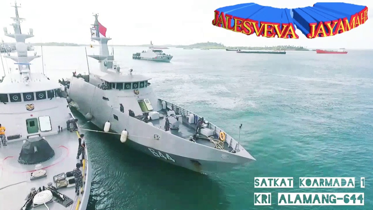 Satuan kapal cepat KRI ALAMANG 644 - YouTube