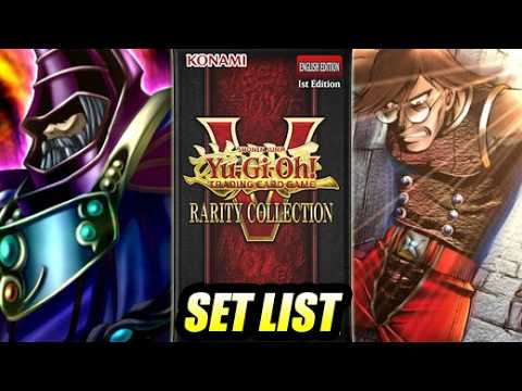 Yu-Gi-Oh! Rarity Collection 5 Set List