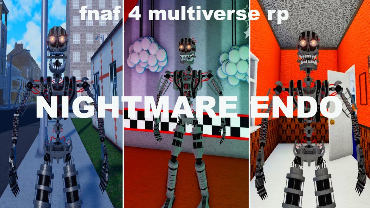 How to get NIGHTMARE ENDO BADGE + NIGHTMARE ENDO MORPH in FNAF 4 ...