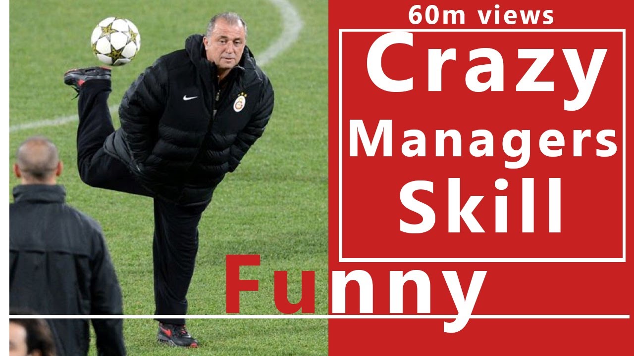 funny managers skill. football coach's crazy skill. - YouTube