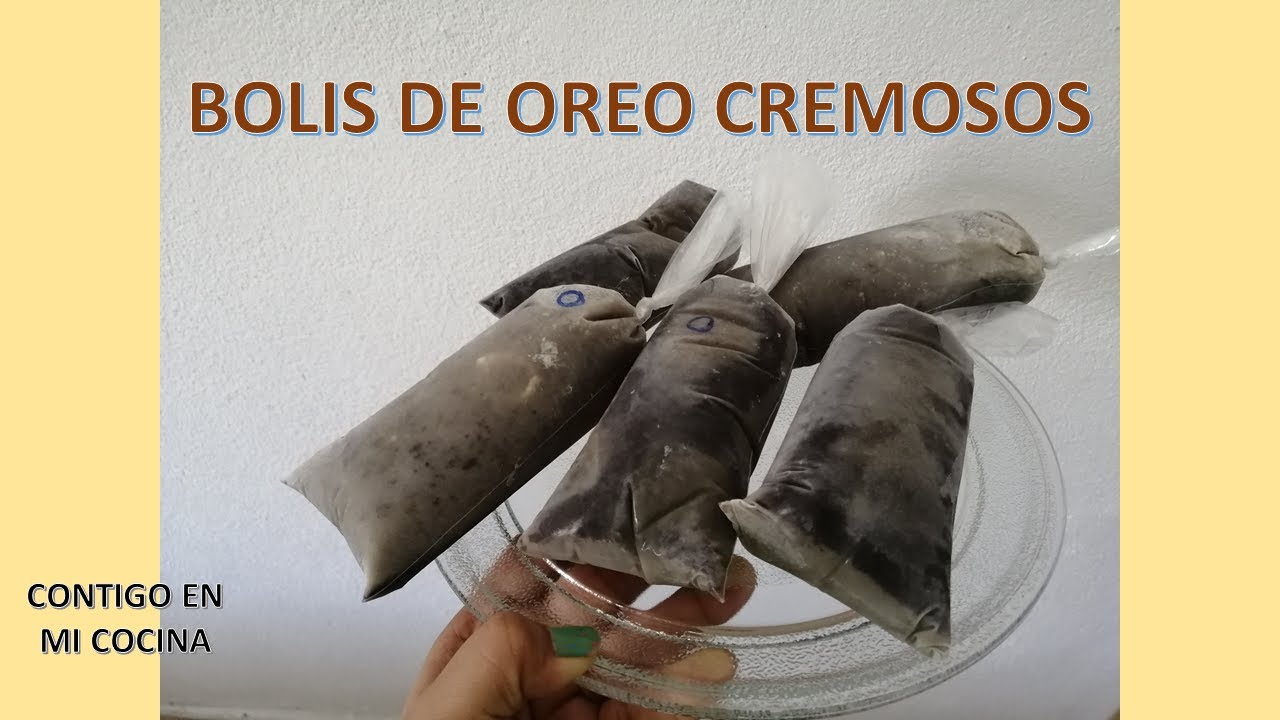 BOLIS DE OREO MUY CREMOSOS (FÁCIL DE PREPARAR) // BOLIS GOURMET - YouTube