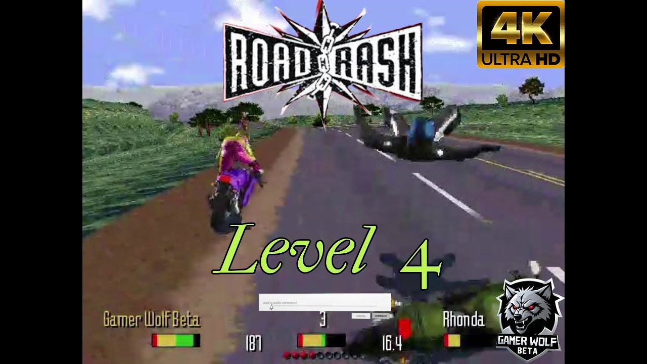 Road Rash | Level 4 | Map Napa Valley Qualified | 4K Ultra HD Nostalgic ...