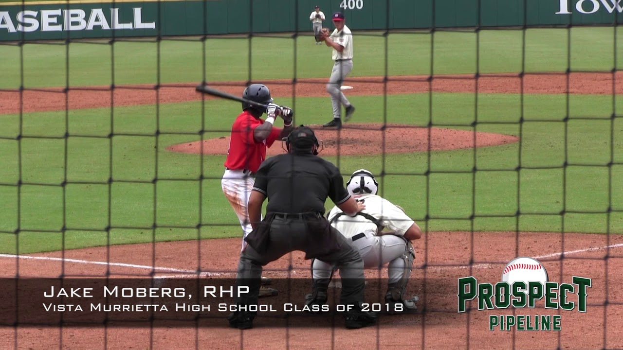 Jake Moberg prospect video 2, RHP, Vista Murrietta High School Class of ...