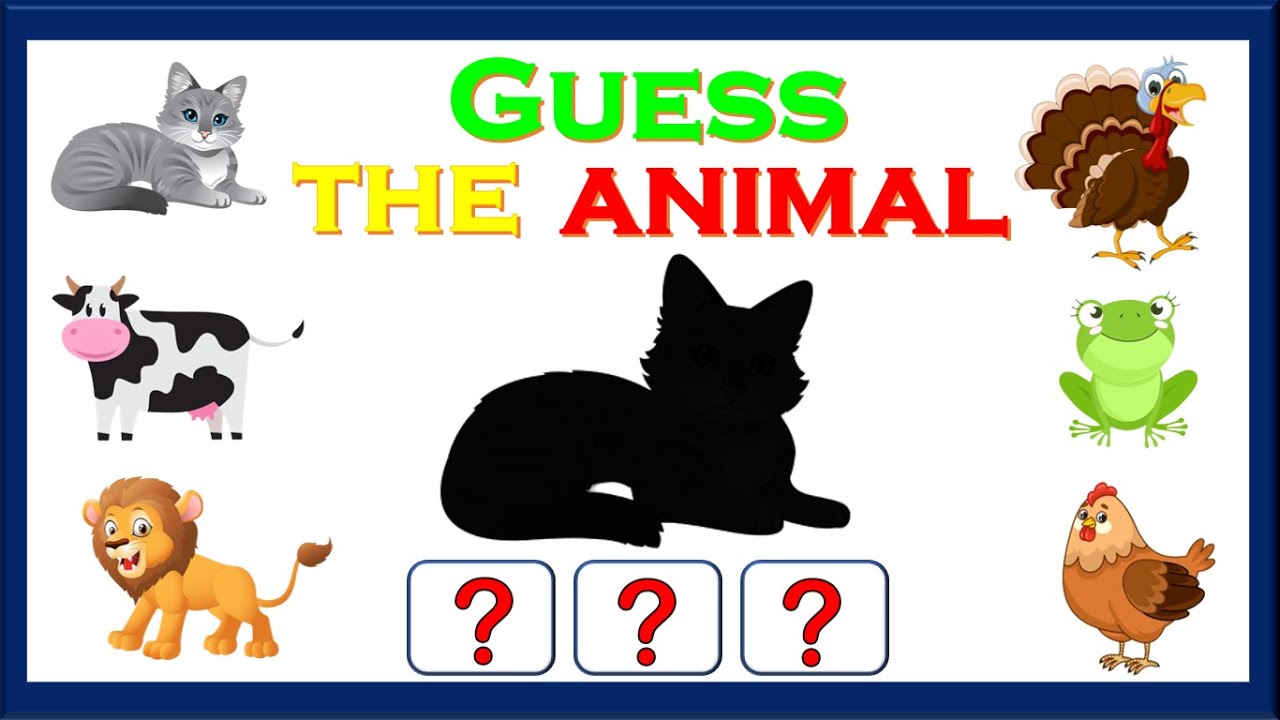 Guess the Animal l l For Kids l l Teacher Ana Online Learning l l Learn ...