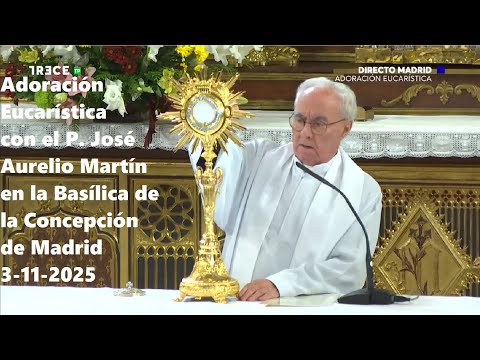 Adoración Eucarística con P. José Aurelio Martín en Basílica de la ...