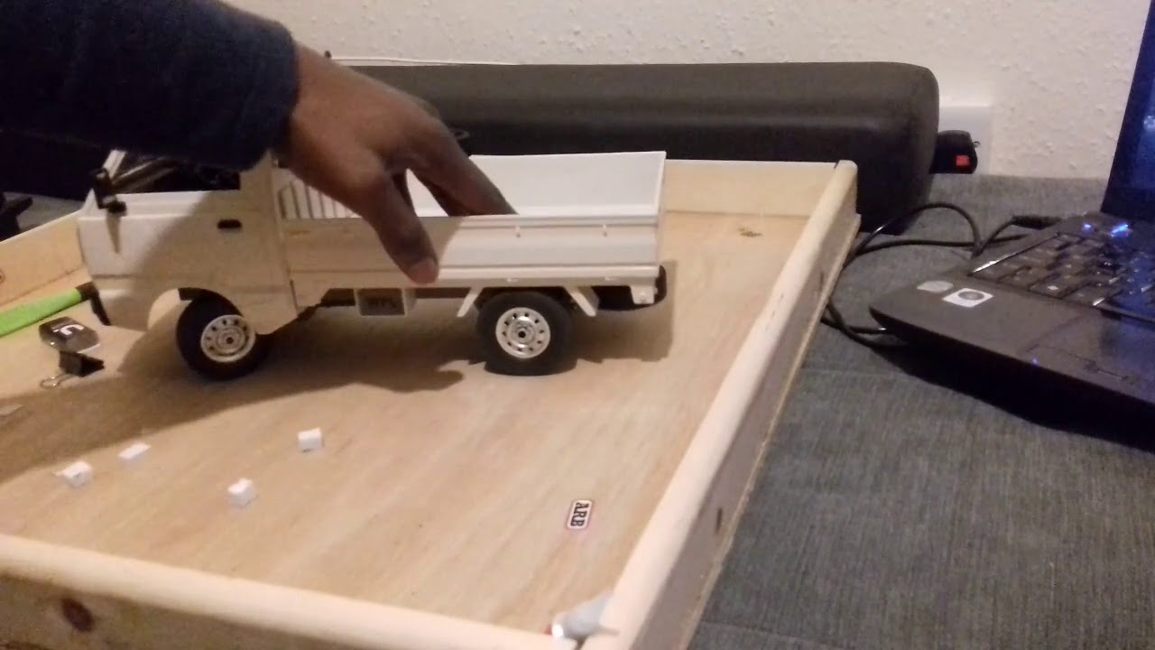 wpl d12 rear suspension mod - YouTube